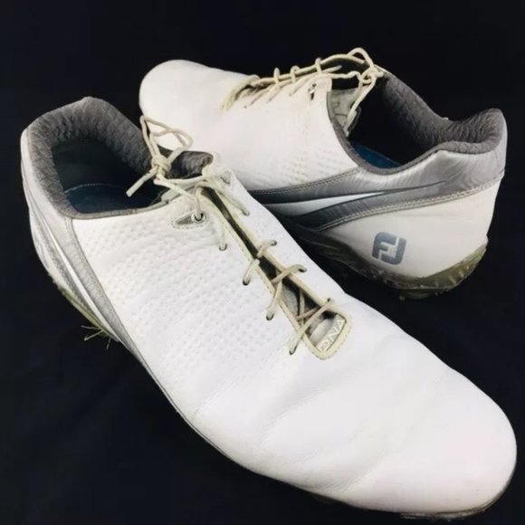 FootJoy | Shoes | Footjoy Dna 2 Golf Shoes White Mens 4 Cleats | Poshmark